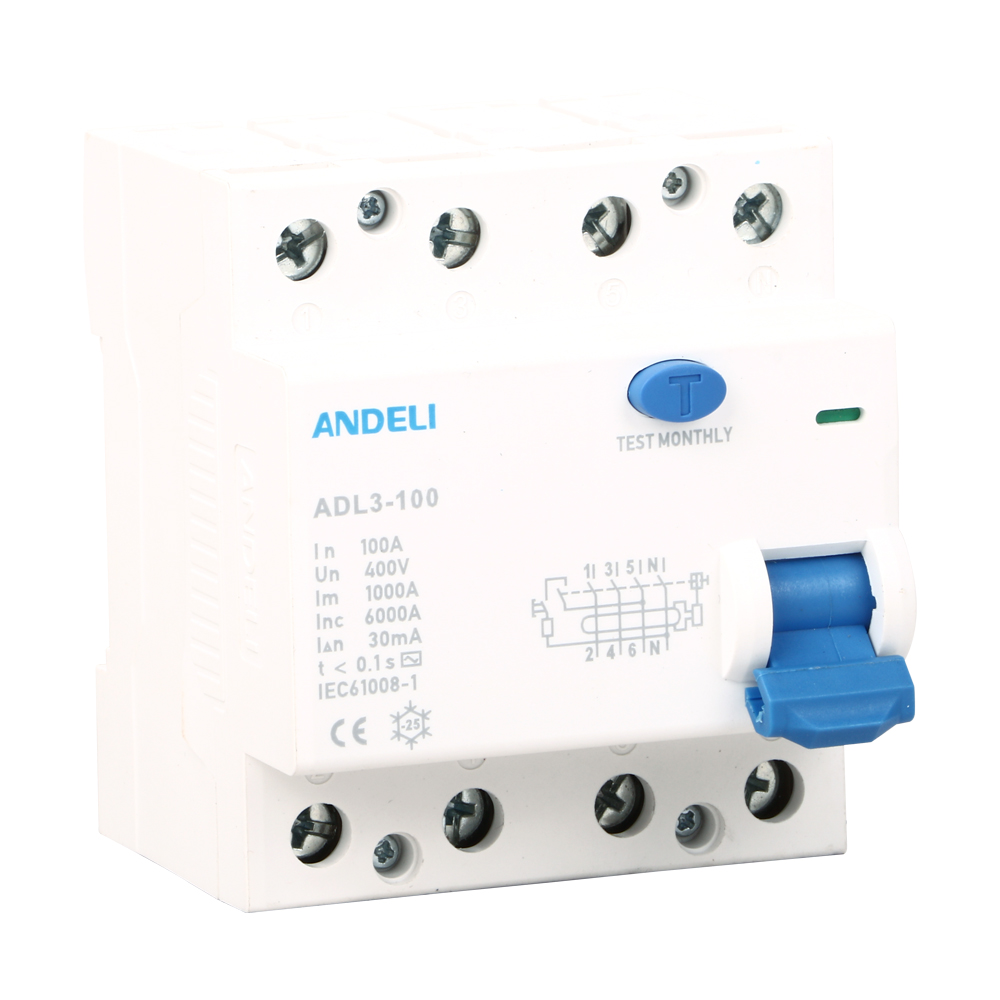 ADL3-100 earth leakage circuit breaker--
