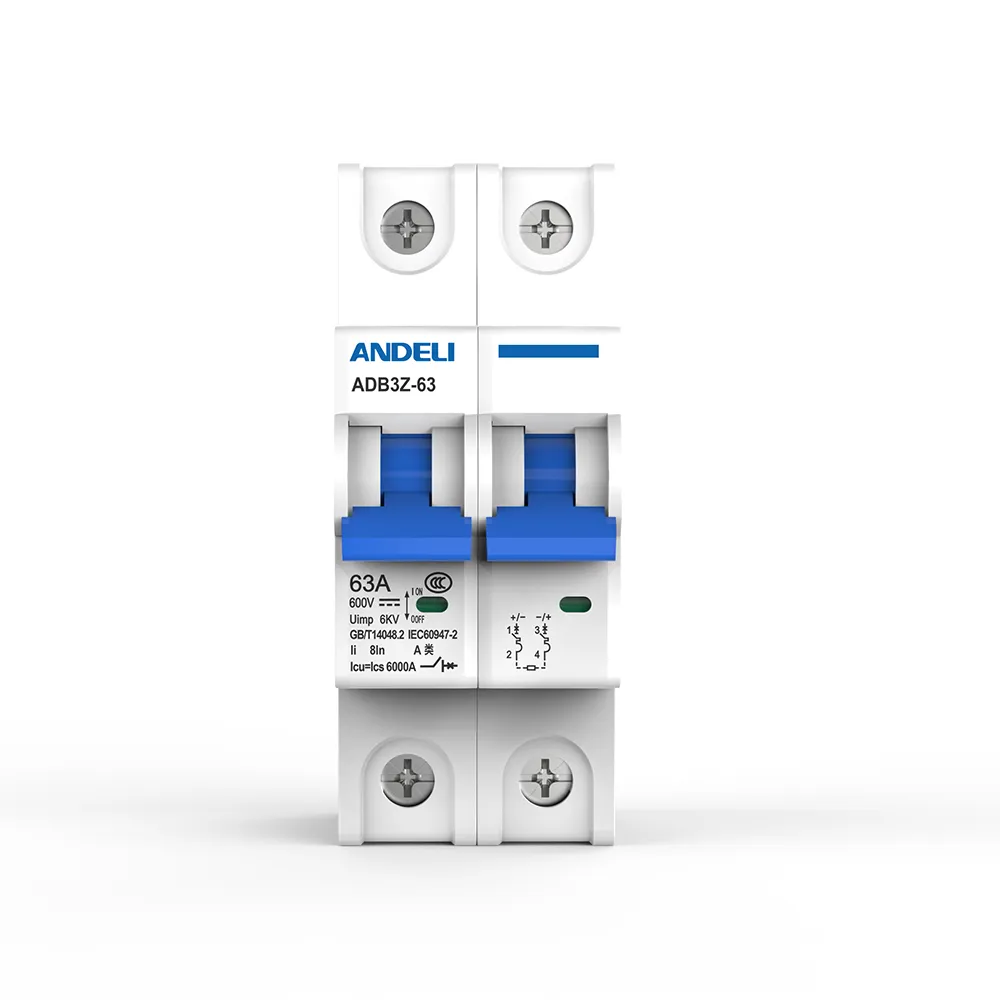 DZ47 - 63 Series Miniature Circuit Breaker: High - Quality Electrical Protection Solution.