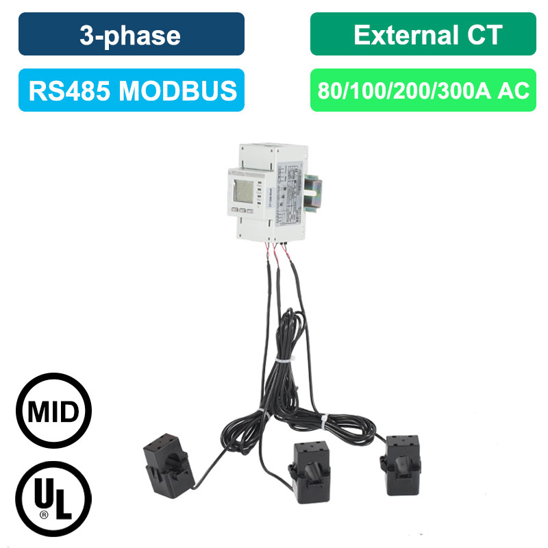 ADL400N-CT MID UL Three-phase DIN Rail Energy Meter - Acrel Electric