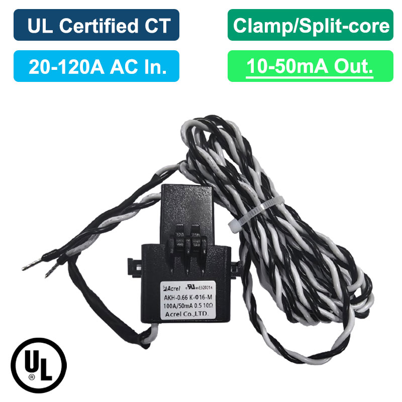 UL Split-core Current Transformer AKH-0.66/K-φ16-M - Acrel