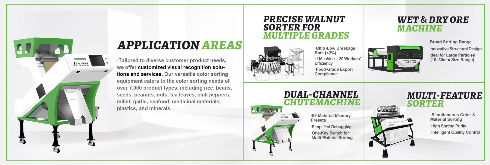 How color sorters change the sorting process-WESORT