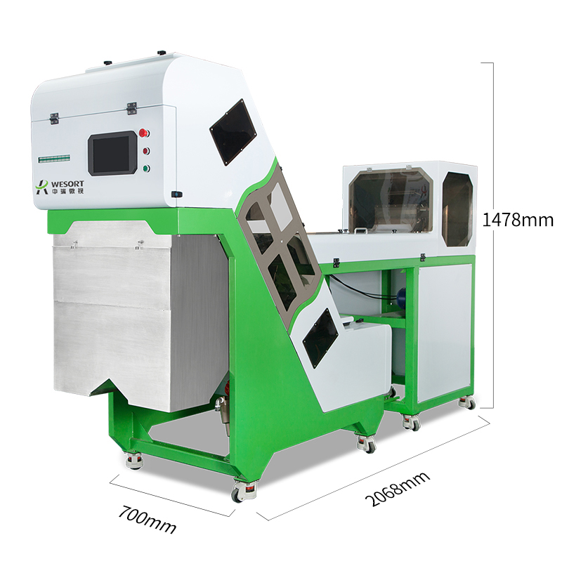 Máquina clasificadora de plástico por color para reciclaje de PP PET ...
