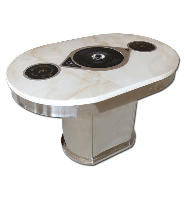 Yawei stainless steel hot pot barbecue integrated table-Hot pot ...