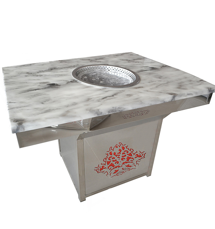 Yawei barbecue table wyz14 hot pot table intelligent hot pot barbecue ...