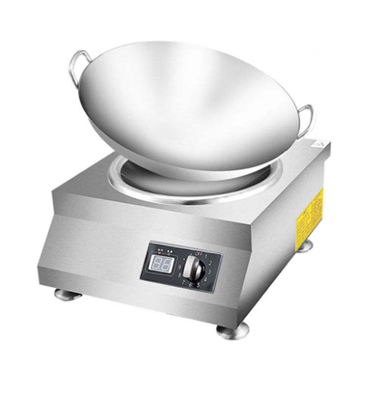 Yawei 5000W concave induction cooker high power big pot stove with rack ...