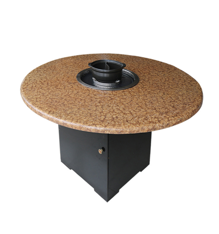 Yawei embedded 530 gas hot pot barbecue integrated table-Hot pot ...