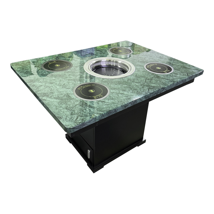 Yawei Dining Table Customized Barbecue Table Commercial Hotpot Table--