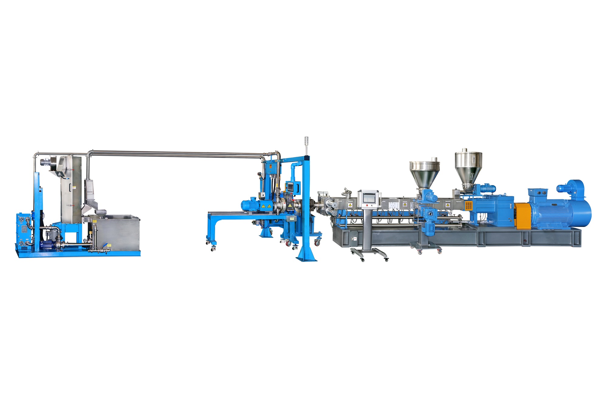 MTX75 TWIN SCREW EXTRUDER MACHINE FOR PLA PBAT BIODEGRADABLE MASTER ...