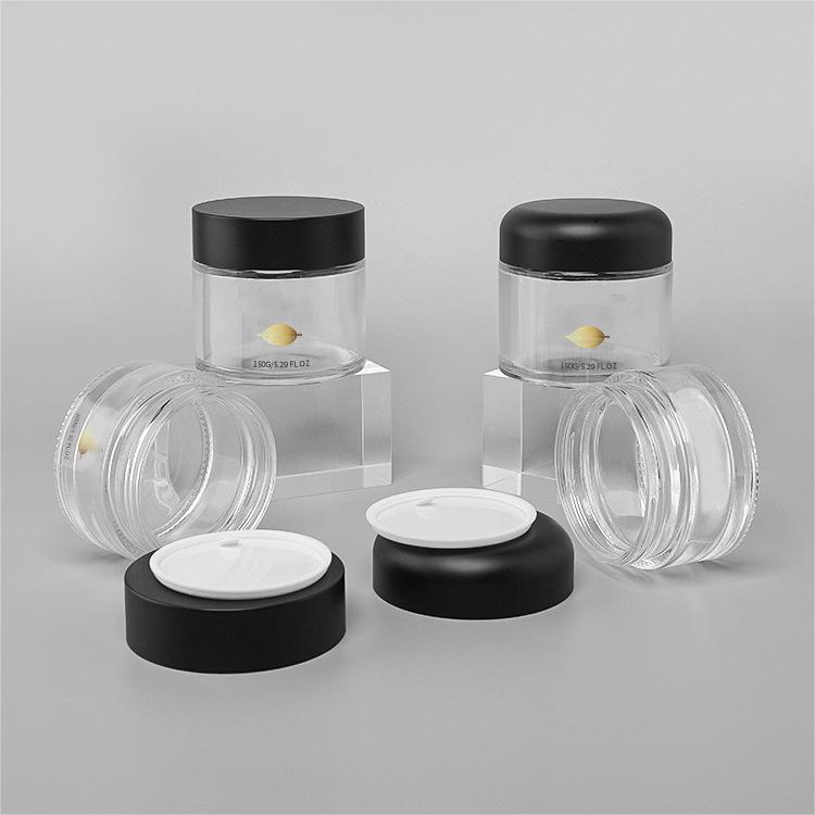 30g ,50g ,100g,150g recycled cosmetic glass containers wholesale ...