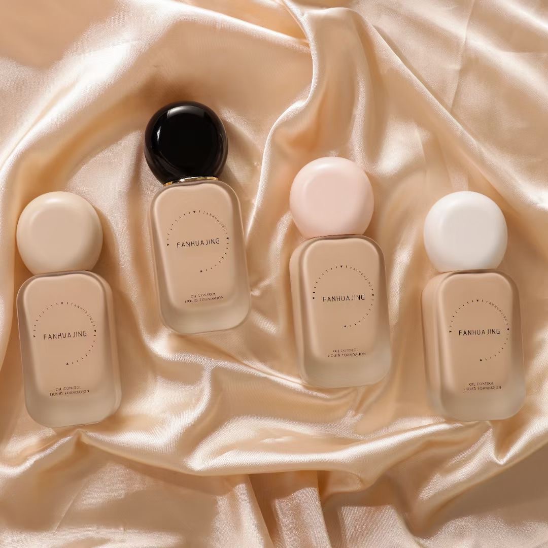 30ML ,50ML Factory sustainable frosted glass cosmetic skincare bottle ...