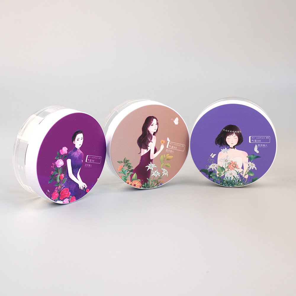 Cosmetic loose powder compact with rotating sifter for cosmetic package ...