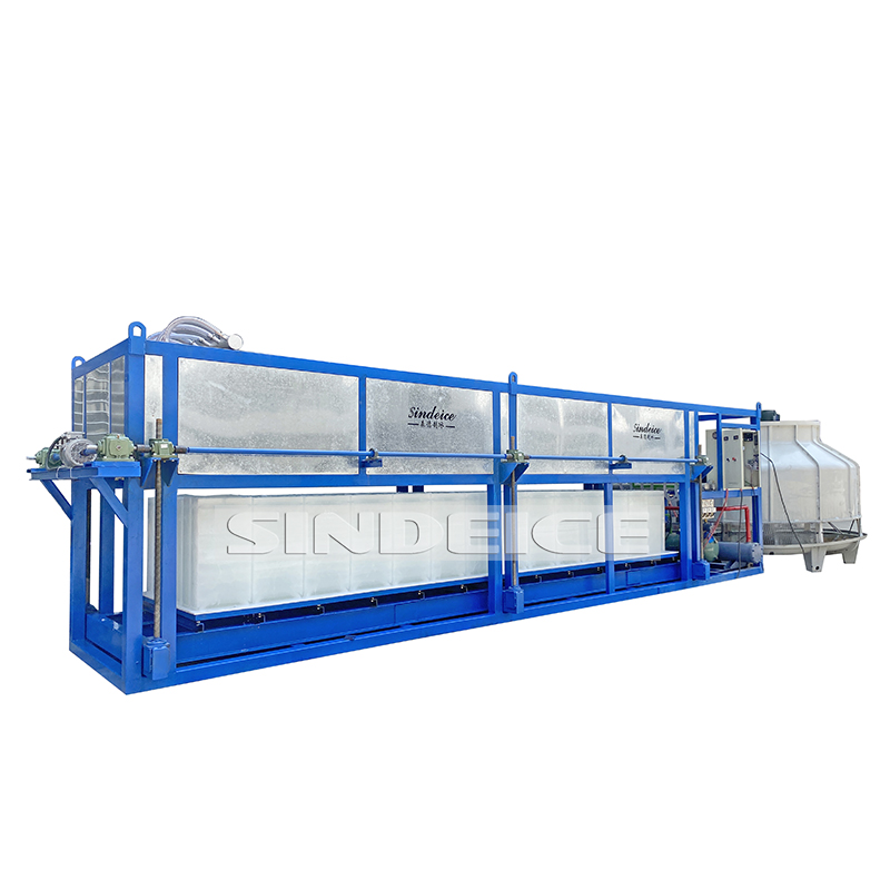 China Best Industrial 10 Ton Block Ice Machine Ice Maker for Fast Cooling--