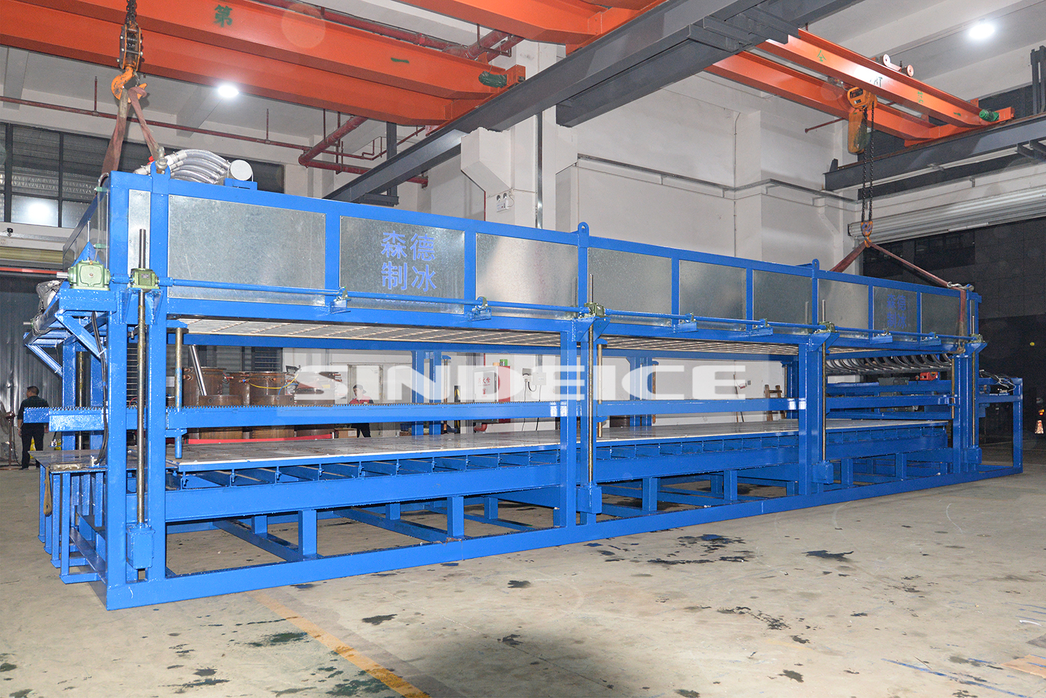 SINDEICE 30 Ton Industrial Block Ice Making Machine Direct Cooling 50kg ...