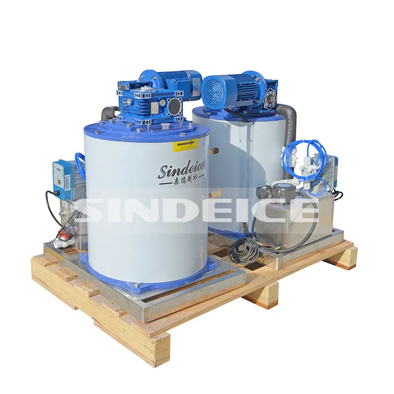 Best Selling Flake Ice Evaporator 300kg/24H Ice Drum Maker Commercial--