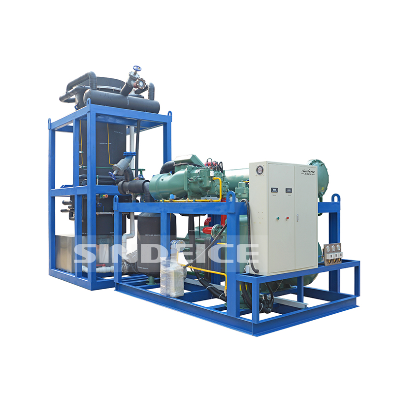 SINDEICE 30 ton/24H Industrial Tube Ice Machine for Drinks Beverages ...