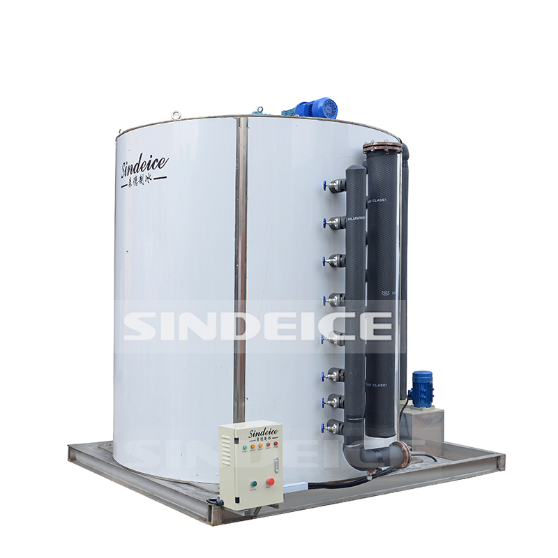 Best Quality 30 Ton Flake Ice Evaporator Ice Maker Machine Vietnam--