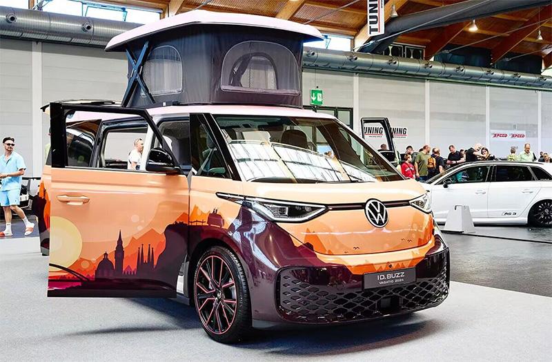 Cartuator's Electric Roof Lift System Powers Volkswagen ID.BUZZ Camper ...