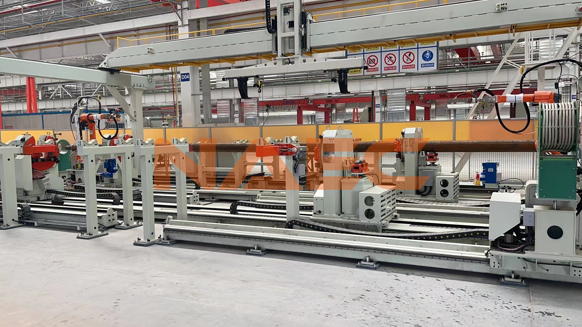 NAEC Hinge Ear Preheating and Welding Station for Crawler Crane--
