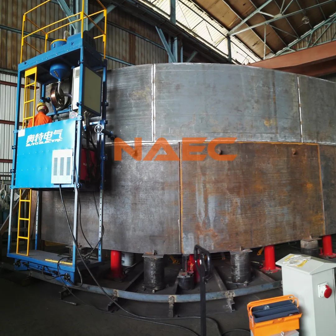 New Project |Small-scale Storage Tank Hydraulic Lifting Device in South ...