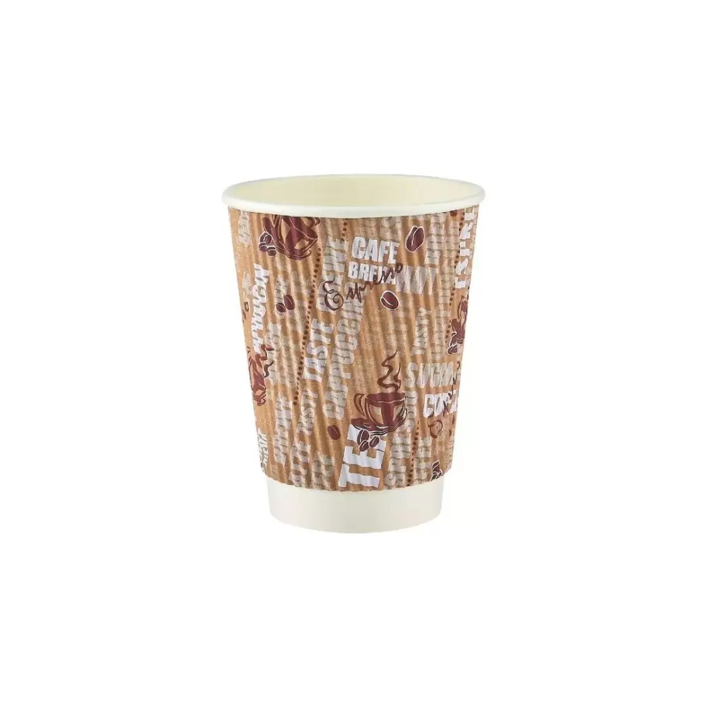Corrugated Paper Cups | Ripple Wall Insulated Coffee Cup Manufacturer