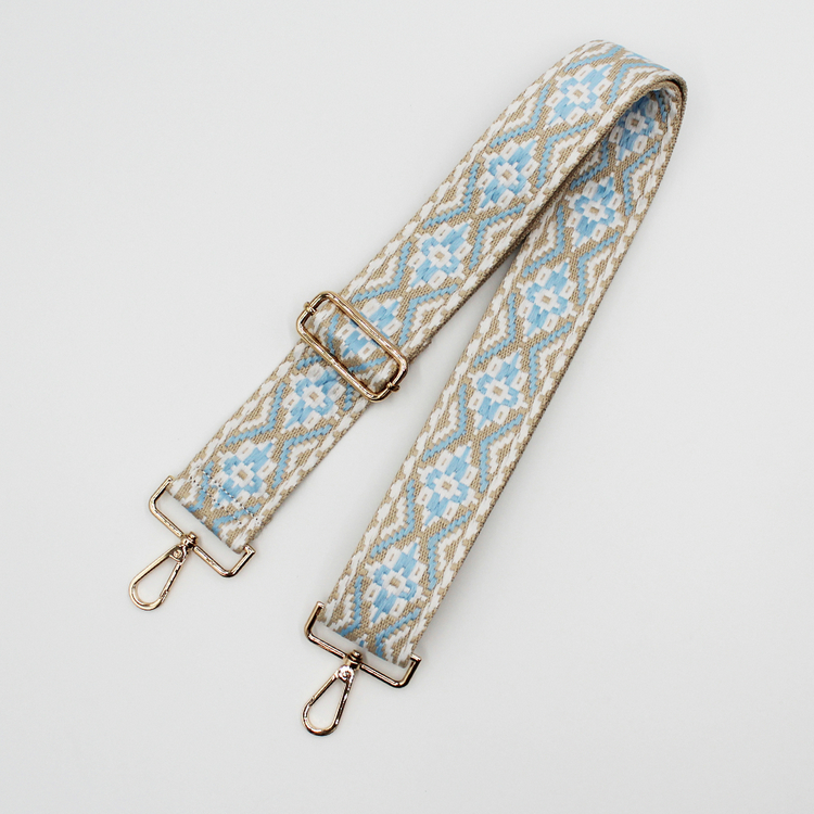 Light Blue 3cm 4cm 5cm shoulder strap webbing with buckle cotton ...