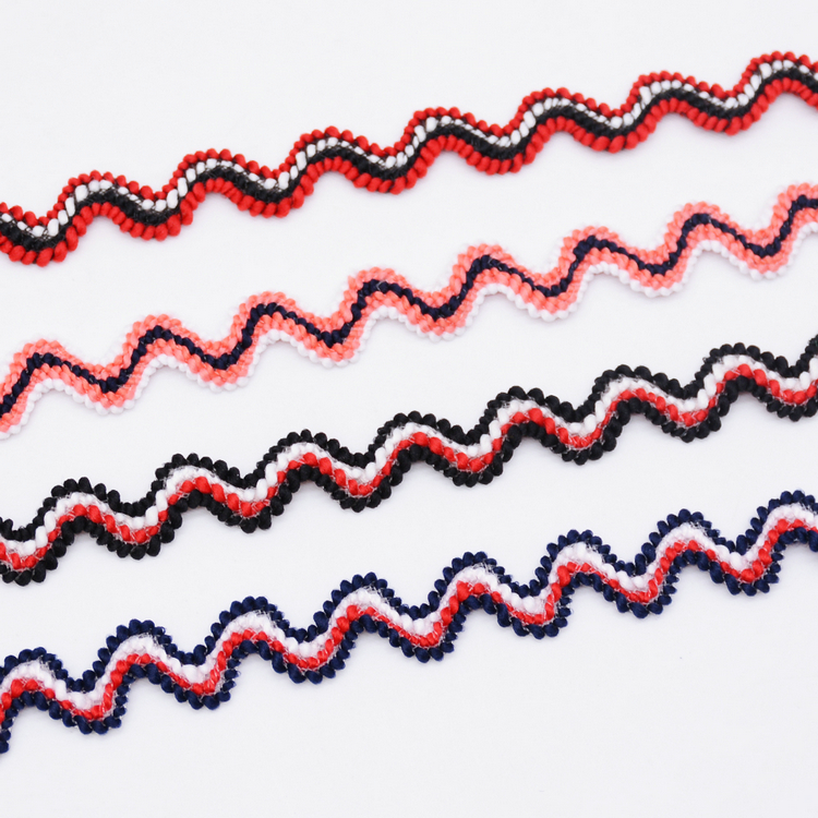 Dard Red Wide Rick Rack Large Ric Rac Trim - Premium Quality Trim for ...