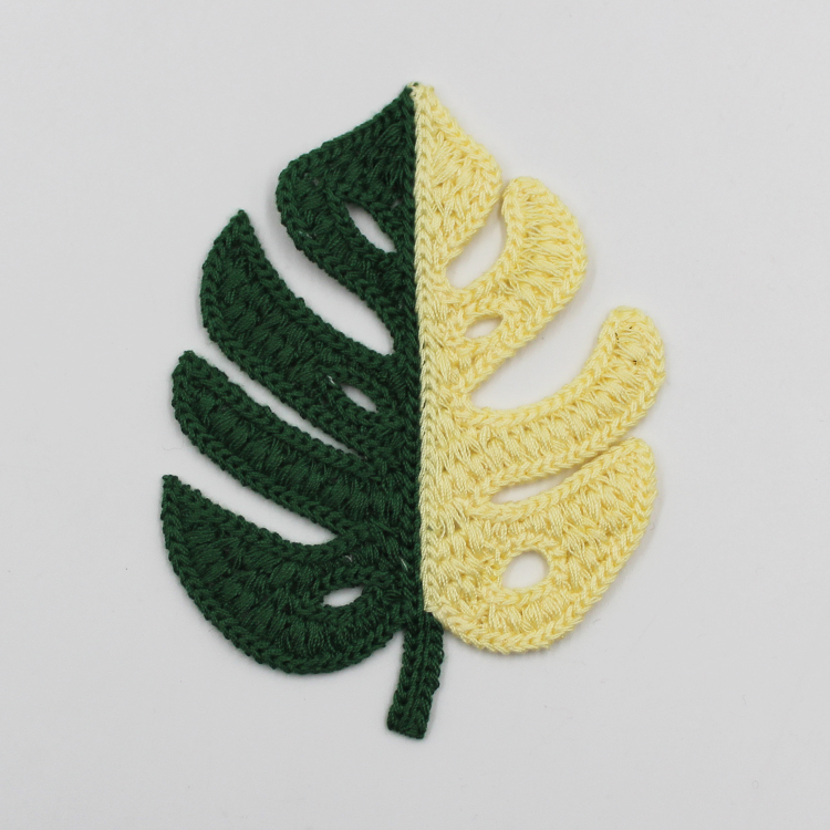 Custom Leaf Design Applique Patches for Unique Decoration | High ...