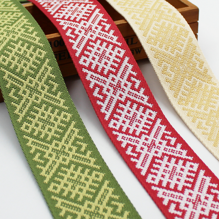 2 Inch Wide Jacquard Woven Webbing: High - Quality and Versatile