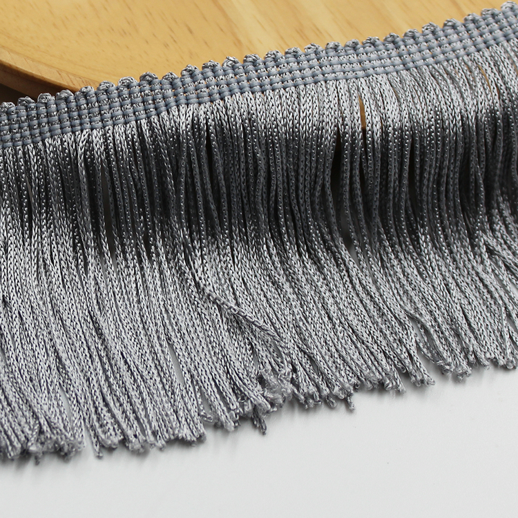 High Quality Rayon Chainette Fringe Trims for Curtains & Home Textiles