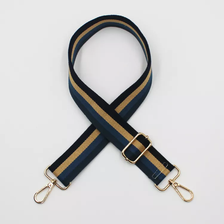 custom adjustable nylon women bag strap with metal buckle