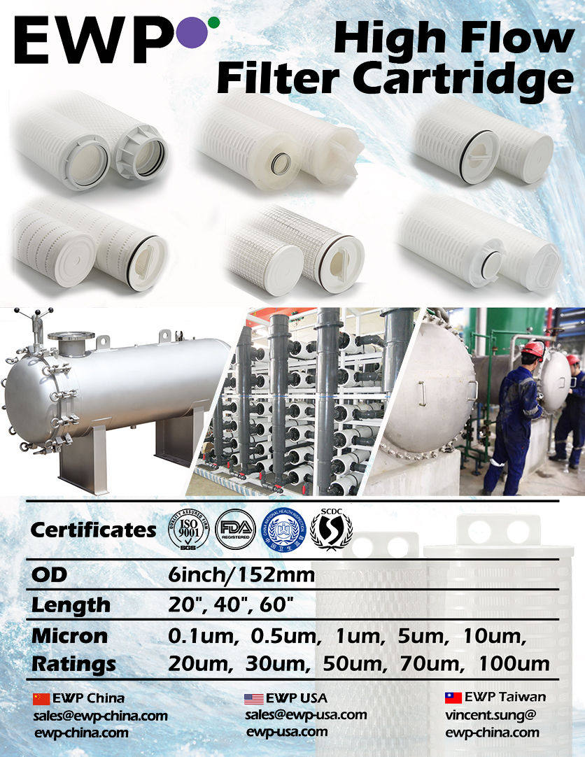 High Flow Filter Cartridge - EWP Newsletter October 2020-Environmental ...