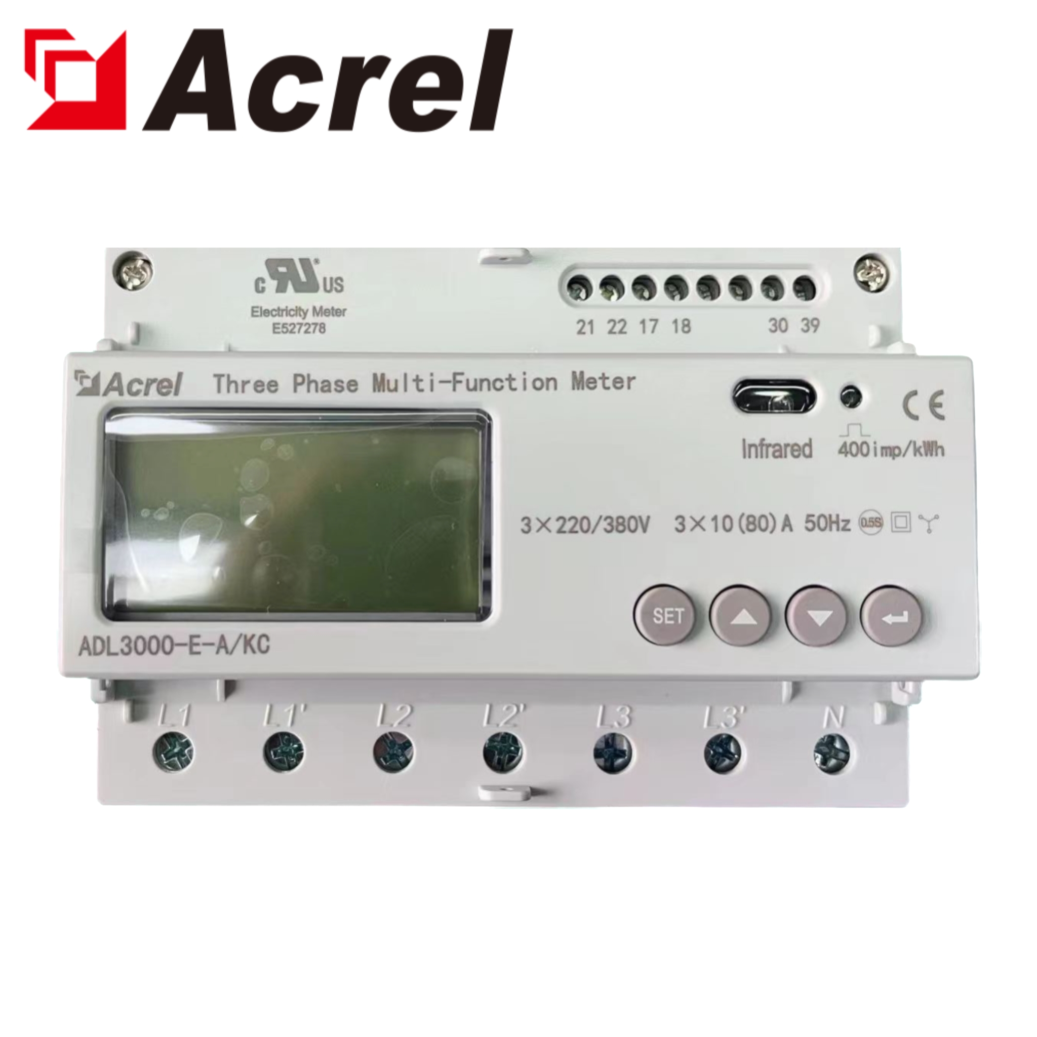 ADL3000 - E - A/KC UL Certified AC Three - Phase DIN Rail Energy Power ...