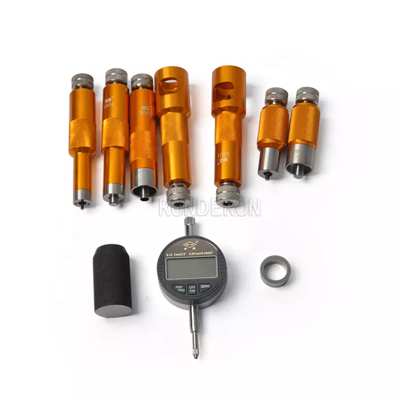 Solenoid valve stroke measuring tool--
