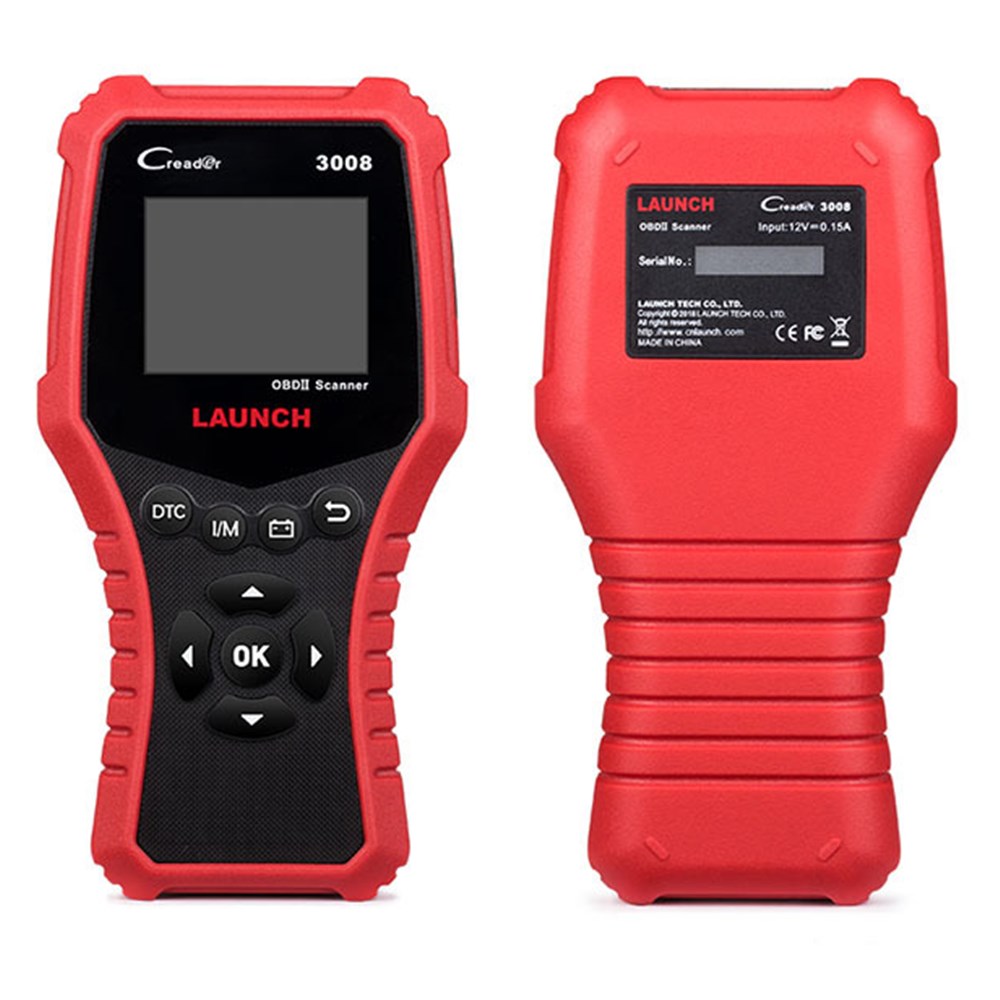 LAUNCH Creader 3008 Scanner full obd2 Battery tester CR3008 OBDII code ...