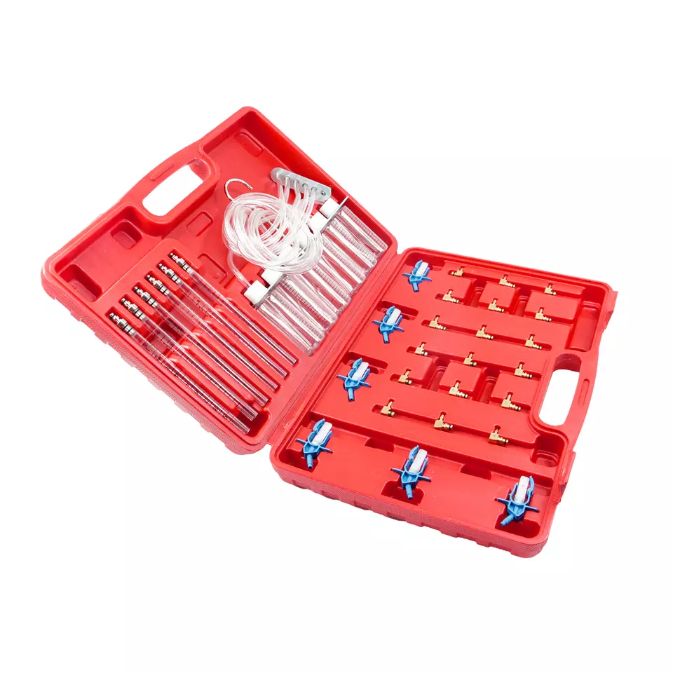 Injector assembly flow meter tool flow meter common rail set--