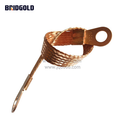 Grounding Copper Braid-Copper Wire Braided Connectors With Crimped Lugs ...