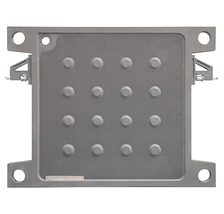 Single chamber feed air flow through high pressure with plate corner feed--