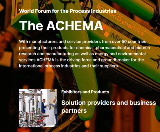 Bright will take part in Achema-during 10-14 June 2024 world forum and leading show or the ...