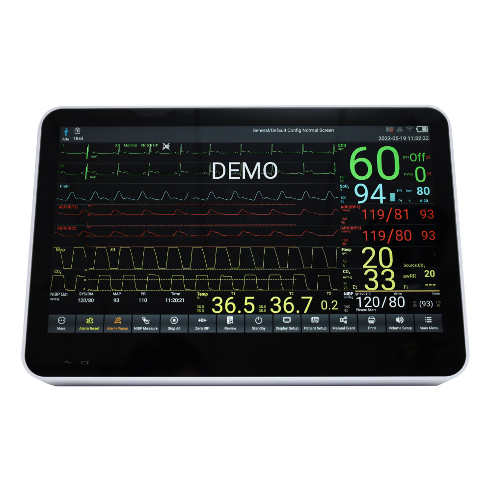 CONTEC CMS8500 new design hospital ICU patient monitor portable cardiac ...
