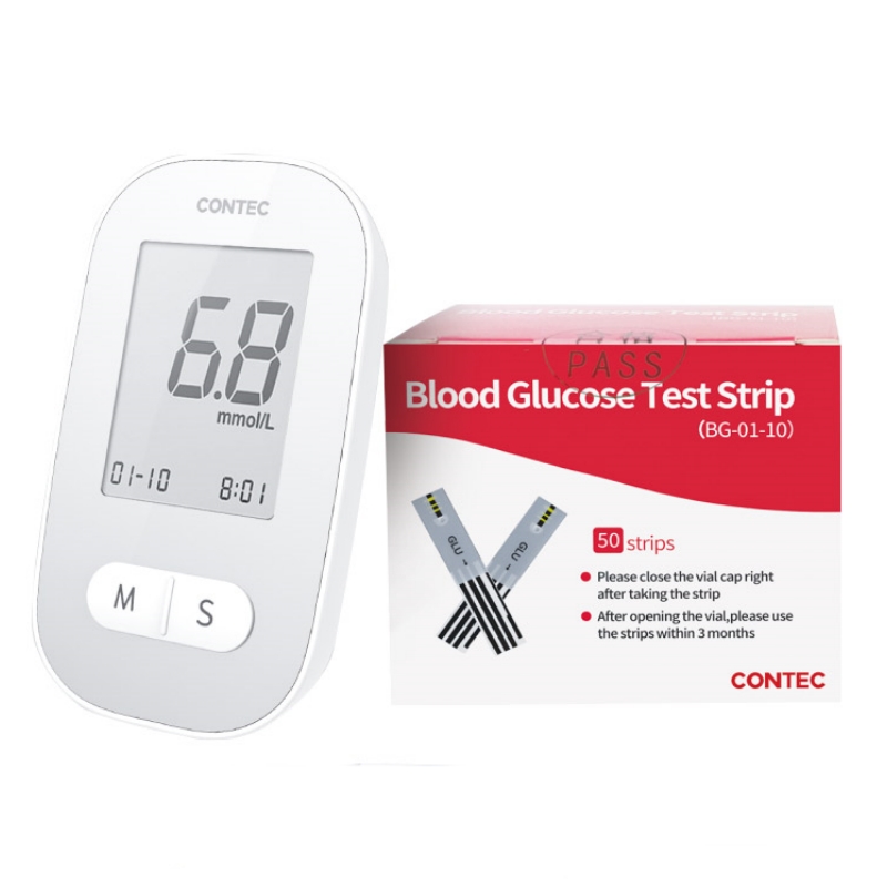 CONTEC CMS10A Glucometer: Blood Glucose Monitor for Diabetes Testing