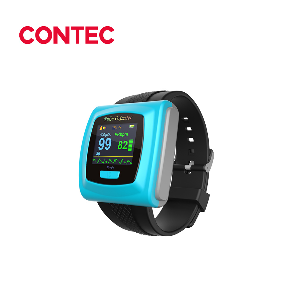 CONTEC CMS50F Pulse Oximeter Overnight Wrist Model Adult/Pediatric/Neonatal