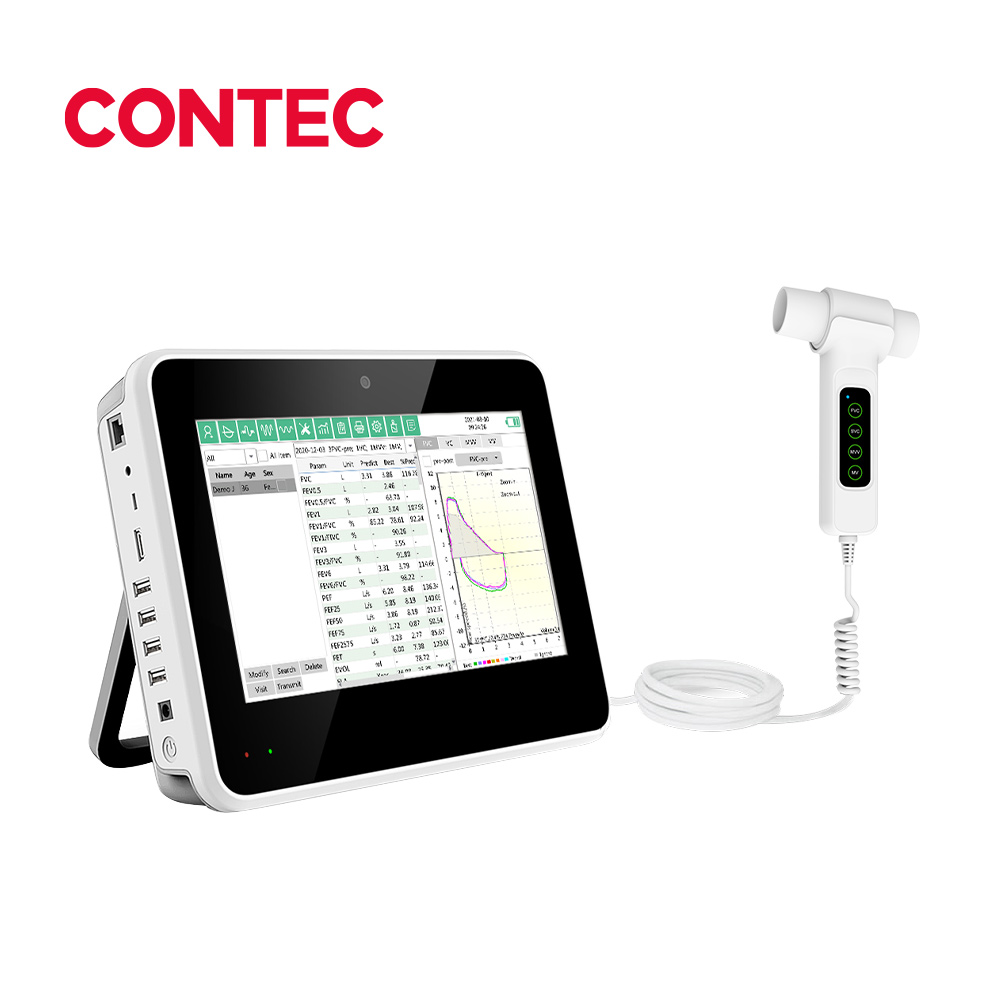 Contec Sp100a Portable Lung Function Testing Device Spirometer Digital Portable Spirometer Price