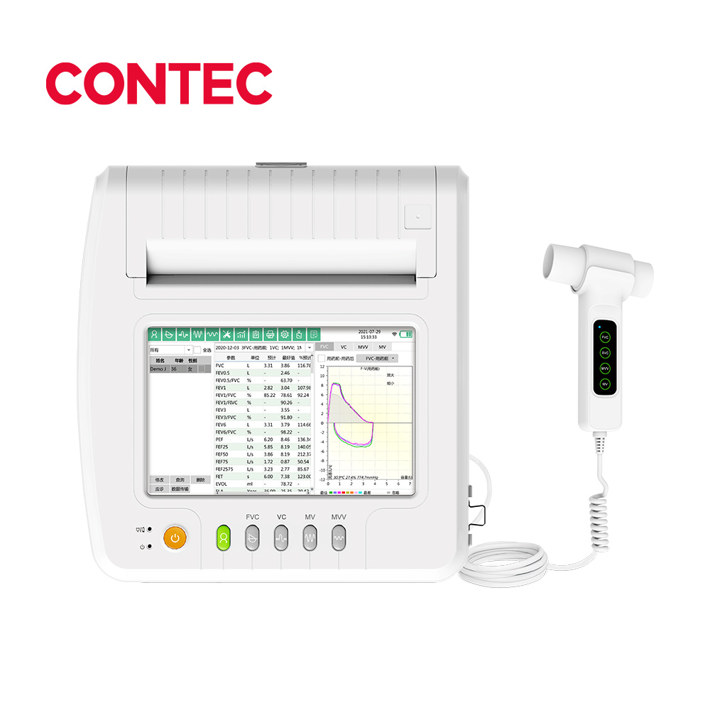 CONTEC SP100B Spirometer Lung Function Test Machine | Patient ...