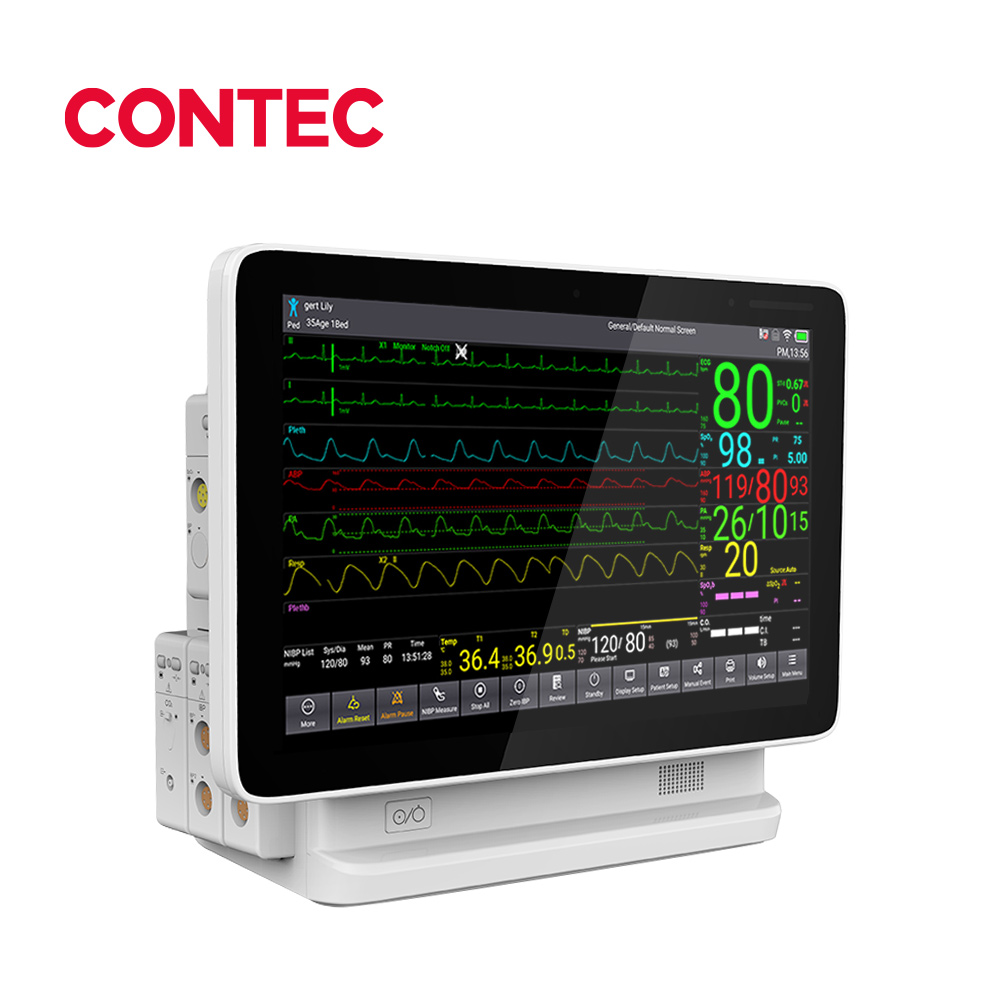 Contec Ts15 15 6 Touchscreen Multi Parameter Ibp Professional Patient Monitor Vital Signs