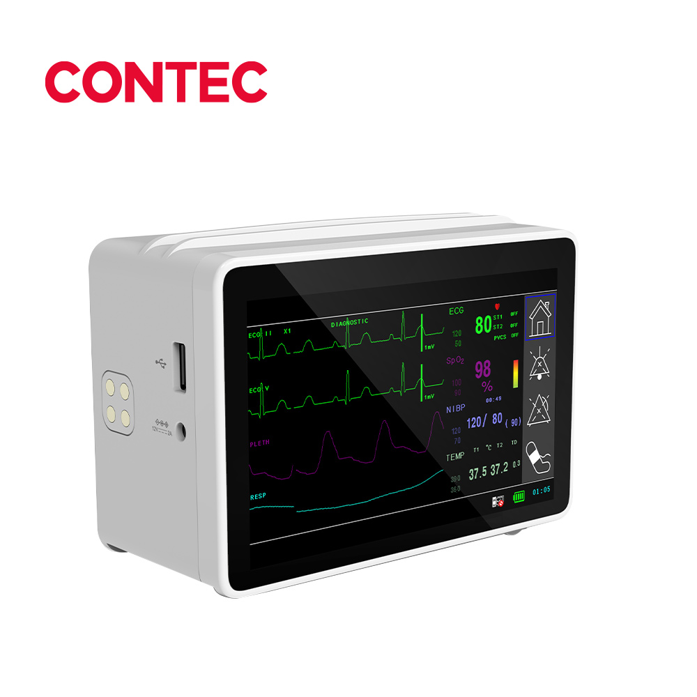 CONTEC TS1 Touch Screen ECG SpO2 Vital Sign Patient Monitor for Ambulance