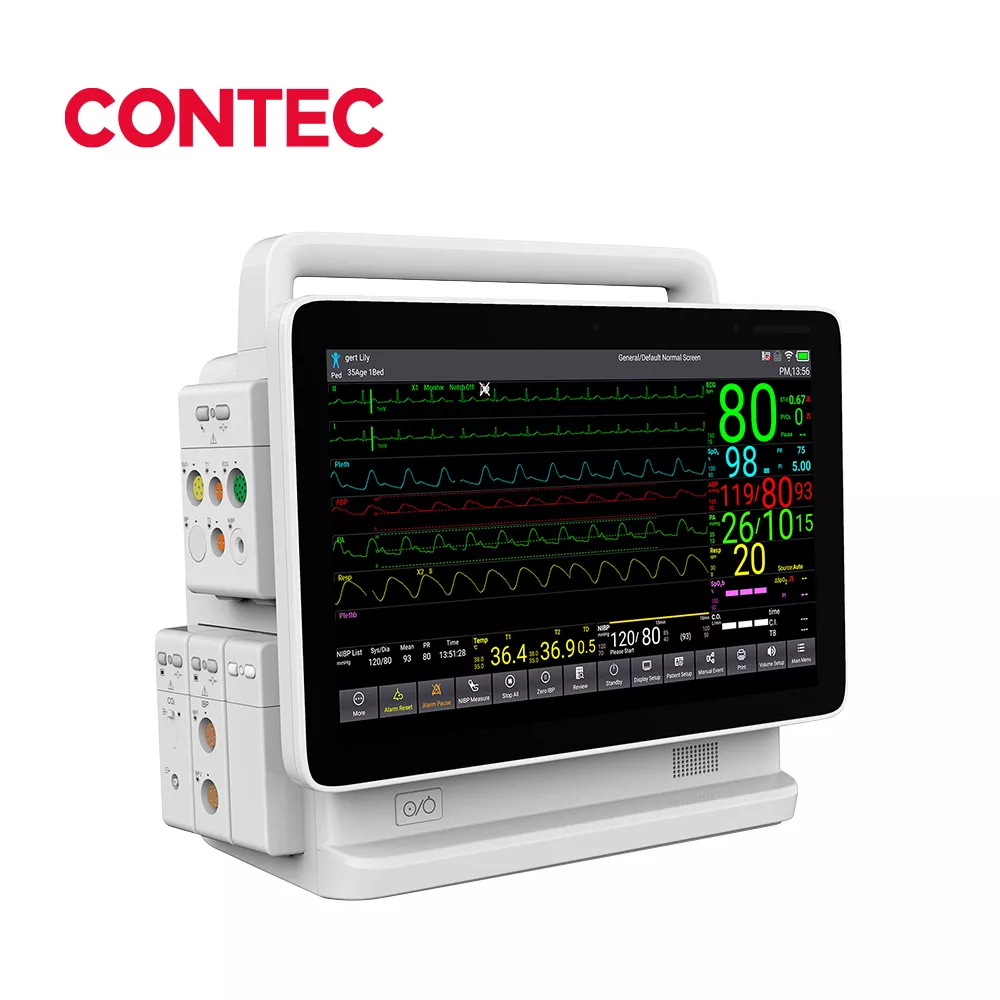 Telemedicina, monitor de paciente, monitor de ECG-Sistemas médicos Contec