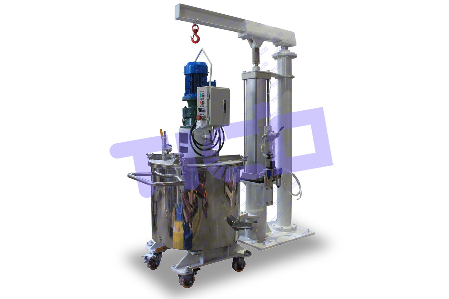 Pneumatic Lifter for Lifting Transit Bucket Lid