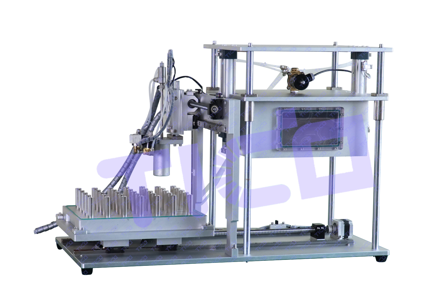 Cylindrical Cell Electrolyte Filling &Vacuum Standing Machine with 35 ...