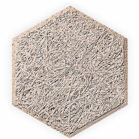 Hexagon wood wool acoustic panel,Kingkus New Material