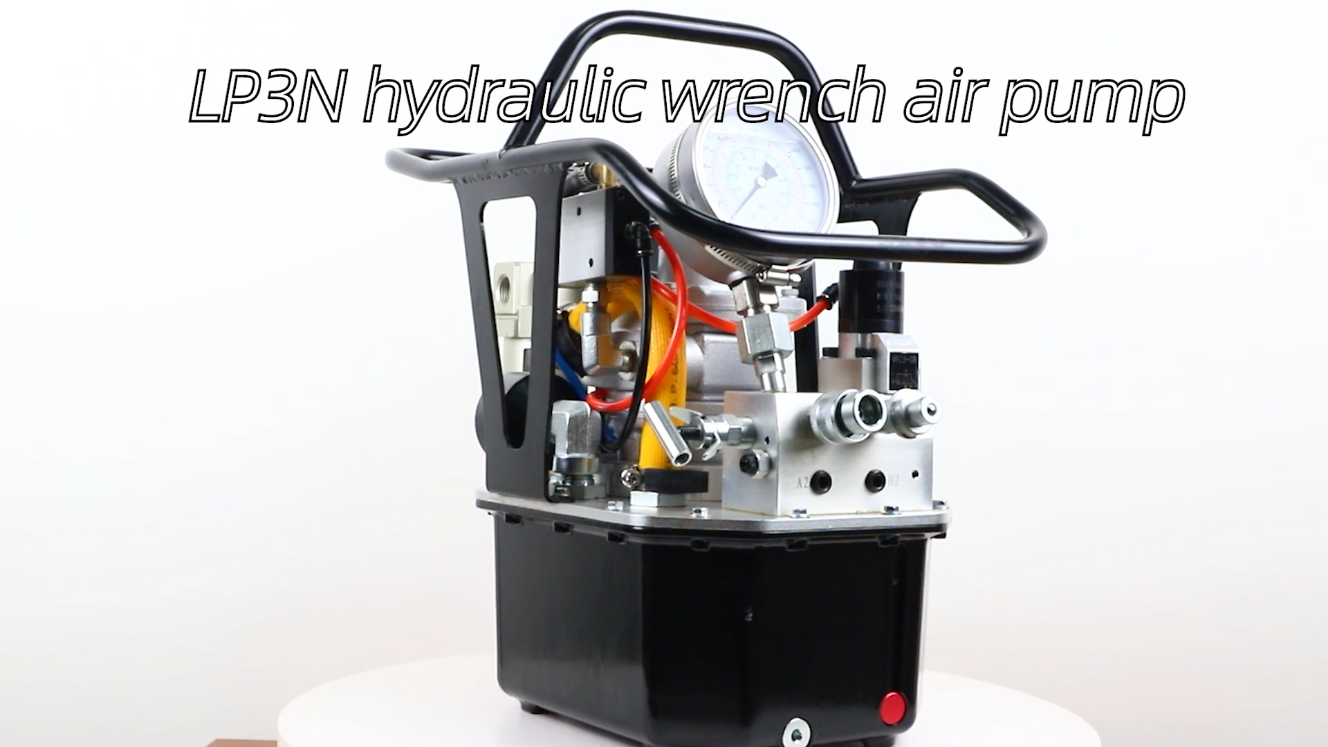 LP3N Series Hydraulic Wrench Dedicated Air Pump Demonstration Video ...